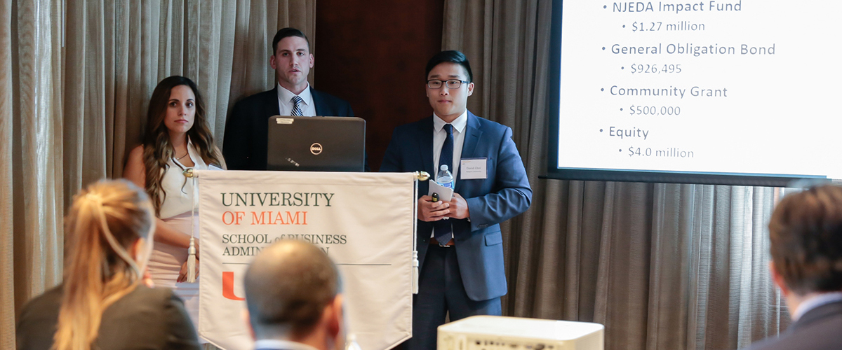 Students win real estate competition in Miami | Rutgers Business School