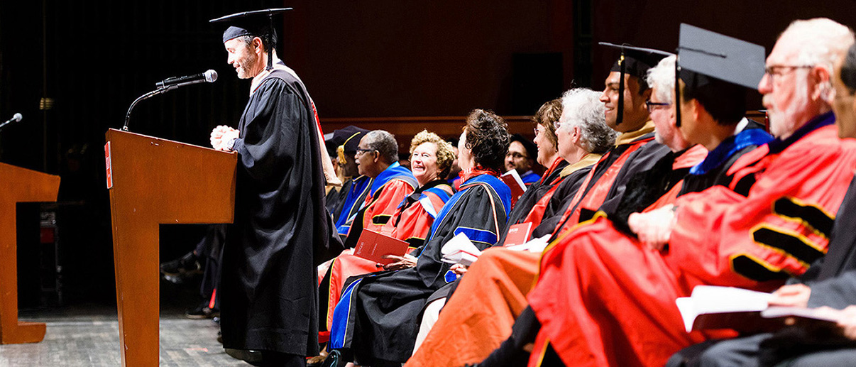 Graduate students get parting advice about choosing a life well lived ...