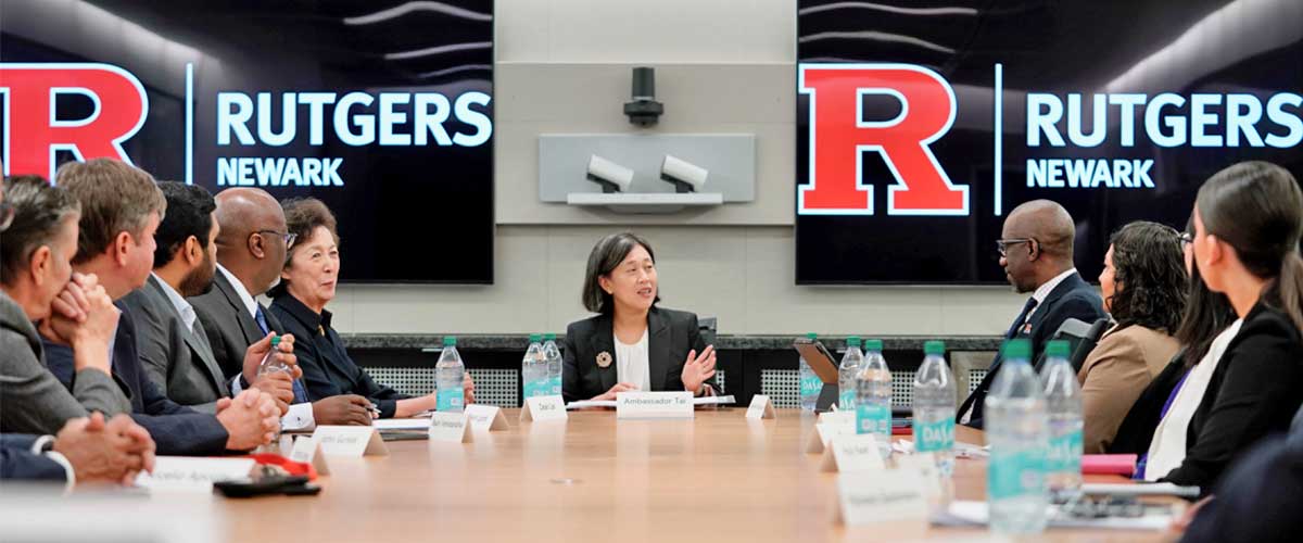 United States trade representative visits Rutgers Business School ...